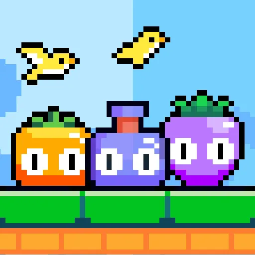 Hoppy Land - Pixel Jump - Games