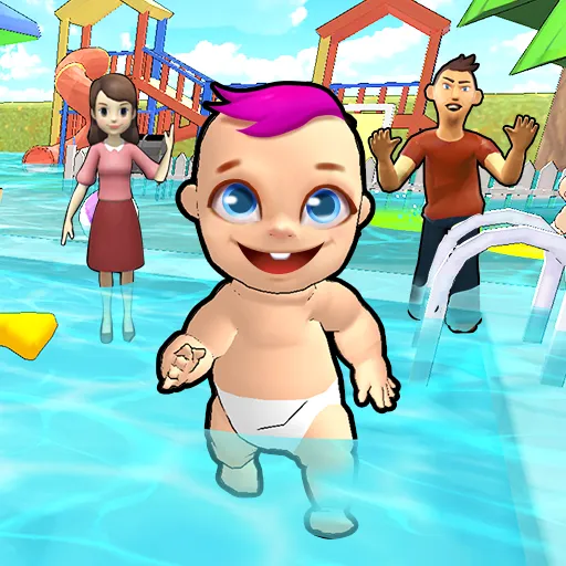 Water Babby: Flood Daddy House - Games