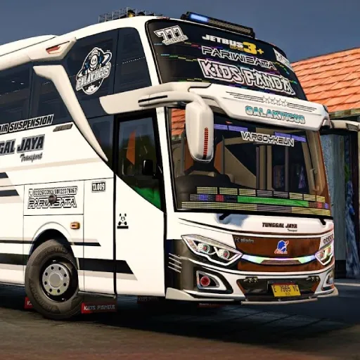 Bus Kids Panda Terompet Basuri - Games