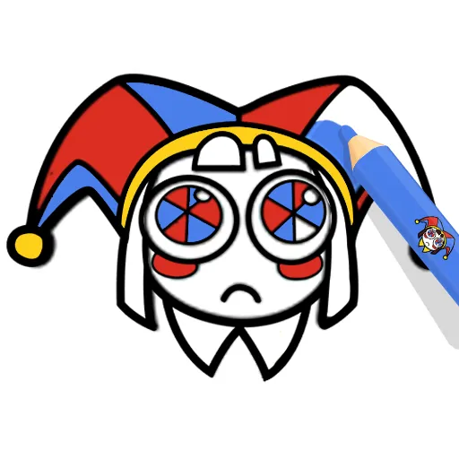 Coloring Virtual Pomni ASMR - Games