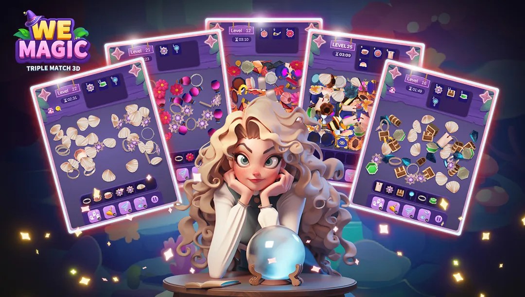 We Magic 3D: Triple Match - Games