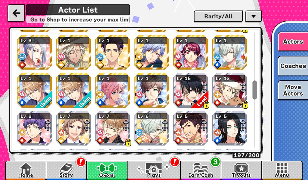 A3! | English - Games